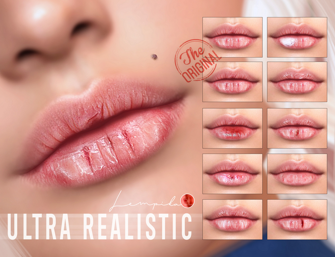 Second Life Marketplace - Lempika - 10 Lips Ultra Realistic Lelutka Evox #3 -DEMO-